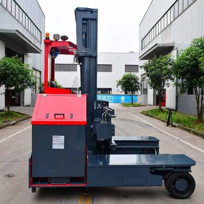 Cina china forklift Warehouse handling 4 way four direction 3t electric reach forklift narrow aisle forklift truck in vendita