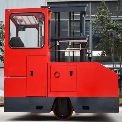 Cina china forklift Warehouse handling 4 way four direction 3t electric reach forklift narrow aisle forklift truck in vendita
