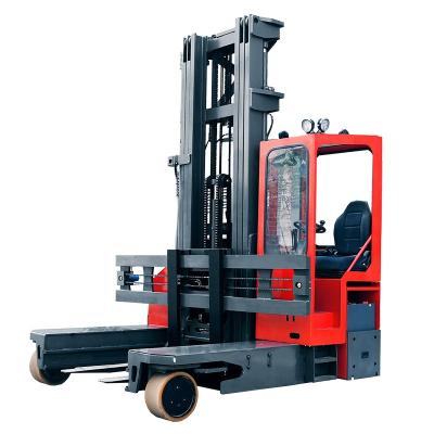 Cina china forklift Warehouse handling 4 way four direction 3t electric reach forklift narrow aisle forklift truck in vendita