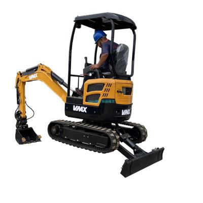Cina potere di scavatura di 0.07m3 Mini Excavator 2 Ton Crawler Excavators High in vendita