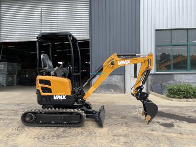 Cina potere di scavatura di 0.07m3 Mini Excavator 2 Ton Crawler Excavators High in vendita