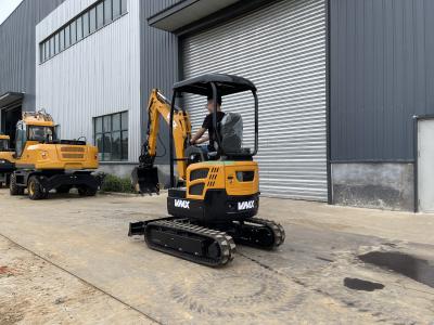 Cina Alta efficienza di Ton Mini Digger Hydraulic Crawler Farm Use del motore 2 di Kubota in vendita