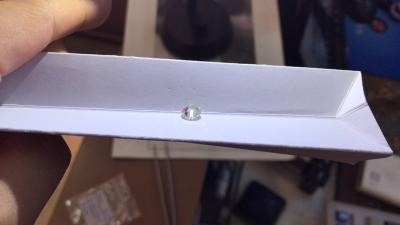 China 1.05CT D VVS2 HPHT Lab Grown Diamond Round Cut voor het maken van sieraden Te koop