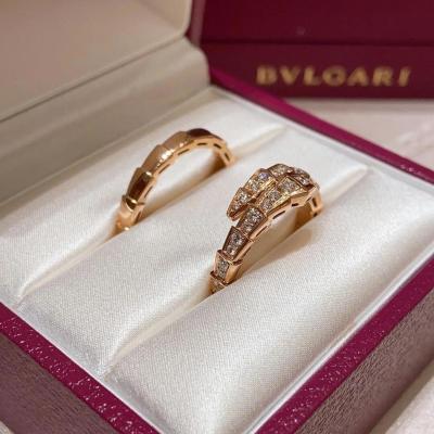 Cina 18K oro massiccio Serpente Braccialetto Diamante Naturale Replica Gioielli Serpenti Braccialetto in vendita