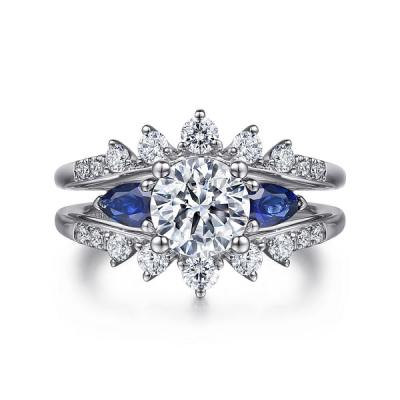 中国 実験室で育てた ダイヤモンドの婚約指輪 1+0.51ctw 5# 6# 7# 8# 9# 販売のため