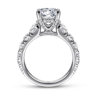 China Lab Diamond Wedding Band VVS duidelijkheid HPHT ronde geslepen Lab Grown diamanten ring Te koop