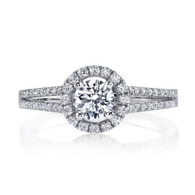 Cina VVS Clarity HPHT Lab Diamond Wedding Band Classic Style Round Cut Lab Grown Diamond Ring in vendita
