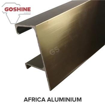 China Cameroon Market Standard Color Polishing Aluminium Frame Extrusion Hinge Profile To Make Doors And Windows for sale