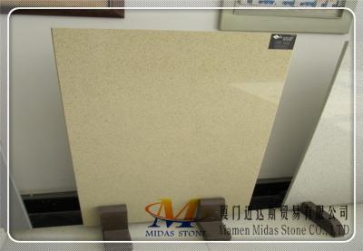 China Yellow Quartz Stone Slabs for sale