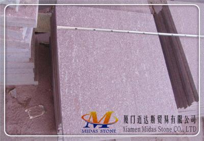 China China Red Porphyry Tiles for sale