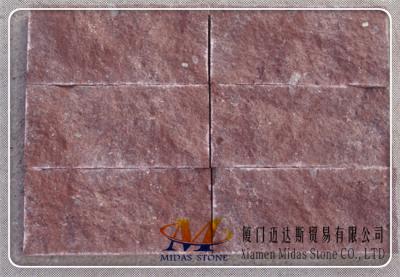 China China Red Porphyry Tiles for sale