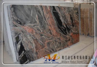 China China Multicolor Red Granite Slabs for sale