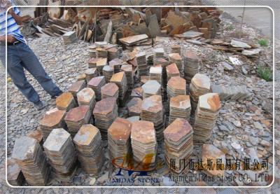 China Yellow Slate Pavers for sale