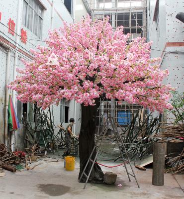 China artificial cherry blossom tree artificial flower plant fake tree for sale