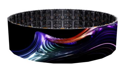 China High Precision and Seamless Splicing Curved Rental LED Display for Exhibition IP43 Grade for sale