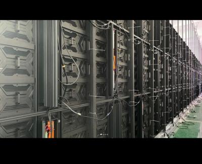 China Hohe Helligkeit P4.8 Außen-LED-Display mit gemeinsamer Kathodenkonstruktion für niedrigere Betriebskosten zu verkaufen