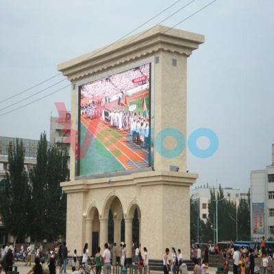 China waterproof, dustproof P16 Outdoor Full color LED Display 8500cd/㎡ for sale