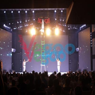 중국 MBI5124/ICN 2038S 임대 발광 다이오드 표시 P5 옥외 풀 컬러 LED 스크린 6000cd/㎡ 판매용