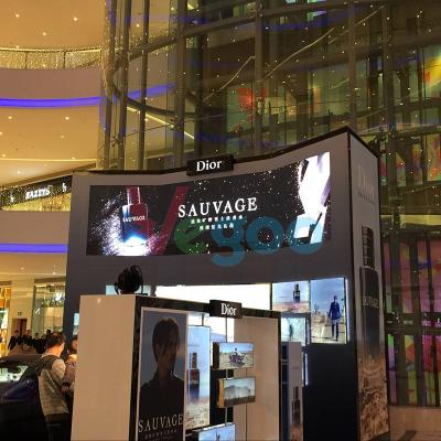 Cina P2.976 esposizione di LED di pubblicità commerciale di colore pieno HD 9500K - 11500K in vendita