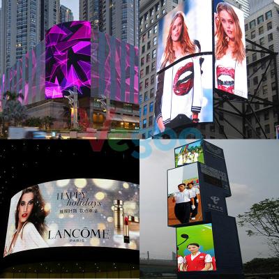 중국 P16mm 동시/비동기 제어를 가진 옥외 풀 컬러 발광 다이오드 표시 판매용