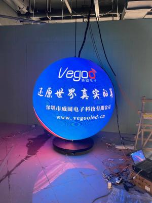 China P2,5 de diâmetro 1m esfera LED tela de bola sala de conferências exposição de arte show à venda