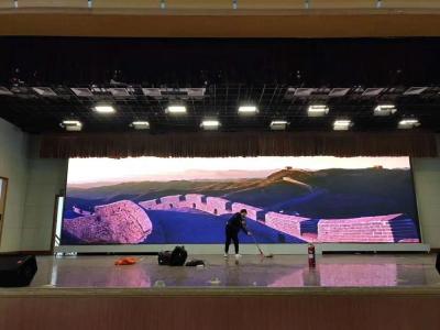 China P3.91 Led Video Panel Rental Indoor Die Casting Aluminum Cabinet 500x1000mm MBI5124 Chip for sale