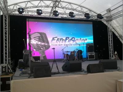 China Commercial Outside P6 LED Video Wall , Large LED Screens Rental For Stage for sale