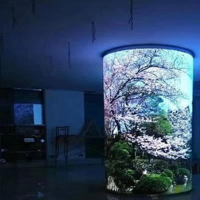 China Customized Led Display Screen , Pixel Pitch 2.5mm ,cylinder ,triangel , for sale