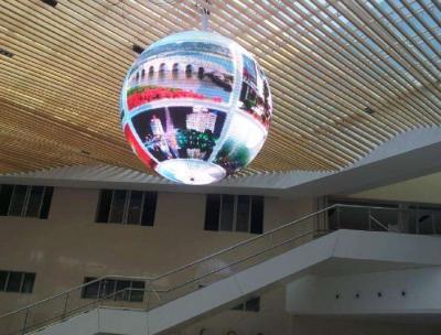 China Larga vida suave de la energía baja de los colores de la alta de la escala gris de la exhibición P2.5 del globo calidad de la multa en venta