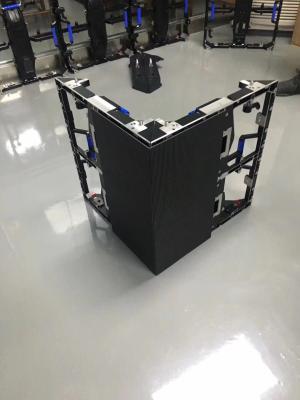 중국 P4.81 단계 임대 발광 다이오드 표시는 오락 곡선 부채각을 15-90도 공동으로 행합니다 판매용