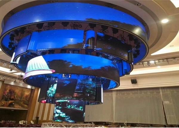 Pantalla 256mmx128m m flexible creativa interior de 4m m LED