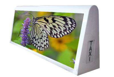 China Digital Wireless Gps 4G Wifi 60*160mm Taxi Top LED Display for sale