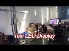 Ecrã de publicidade do telhado do táxi 960mm*320mm Duplo lado Ip65 4g/Wifi Control