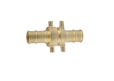 China Straight Type Fire Adapter Forged Brass Fire Fighting Pipe Fittings for sale