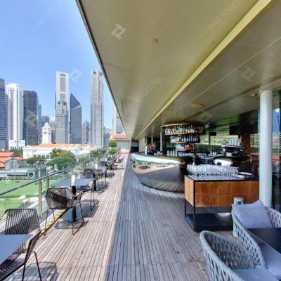 China Tabla de bar personalizada para humo y espejos Singapur en venta