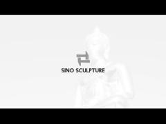 Grande estátua de ouro da Tailândia estátua de ouro de Buda 1m de altura tamanho médio