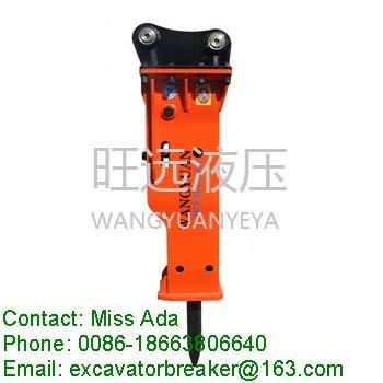 China hydraulic breaker, hydraulic hammer, WYB100 hydraulic breaker, rock breaker, rock breaking hammer, excavator hammer, etc for sale