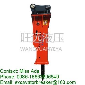 China hydraulic breaker, hydraulic hammer, WYB75 hydraulic breaker, rock breaker, rock breaking hammer, excavator hammer, etc for sale