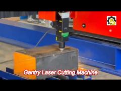 precision gantry laser cutting machine for sheet metal / advertising industry