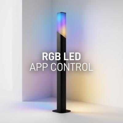 China Smart LED Floor Lamp RGB Dimmable  Modern Standing Corner Light for sale