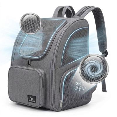 China Oxford  Airline Pet Carrier Backpack Breathable Soft Sided Dog Cat Travel Outdoor Pet Gear for sale