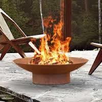China Outdoor corten steel fireplace/metal fireplace for sale