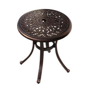 Quality D90 Cast Aluminum Round Patio Table Coffee Table Outdoor for sale