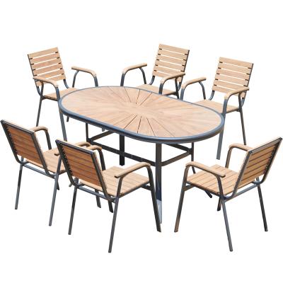 Cina Tavole e sedie in WPC (composto di legno e plastica) in vendita