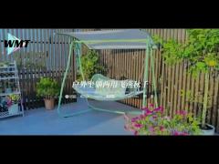 Comfortabele buitenmeubelen 3 zitplaatsen Canopy Swing Chair Tuin Patio Hangende stoel