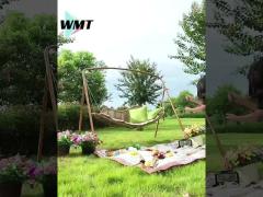 Balkon Kleine tafelstoel combinatie in eenvoudige stijl met optionele rode rotan kleur