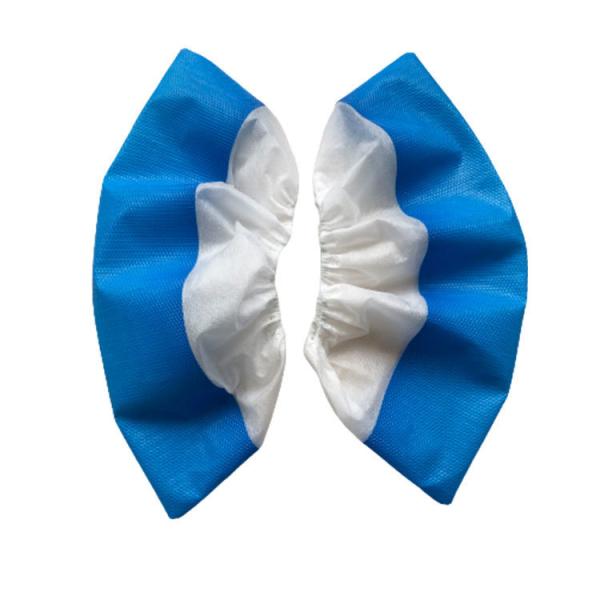 Quality Disposable Waterproof Anti-slip Breathable Non-woven PP+PE Boot Shoe Cover for sale