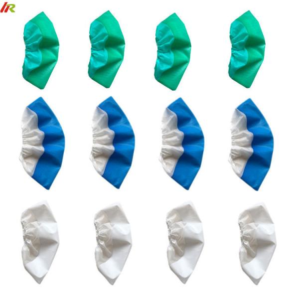 Quality Disposable Waterproof Anti-slip Breathable Non-woven PP+PE Boot Shoe Cover for sale
