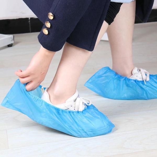 Quality Shoe Covers Onetime Plastic Shoe Cover Plastic Boot Covers Moq-100pc/1box for sale