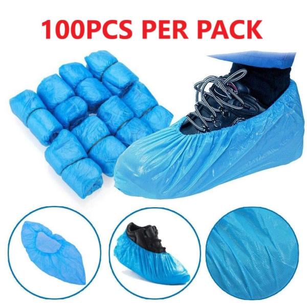 Quality Shoe Covers Onetime Plastic Shoe Cover Plastic Boot Covers Moq-100pc/1box for sale